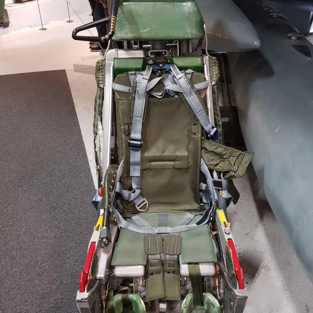 Ejection seat of a jet plane. – Life is about being kinetic